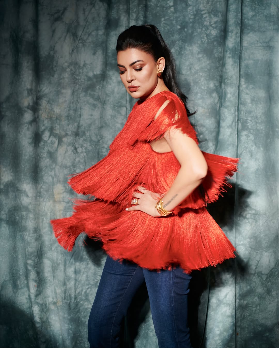 Sushmita Sen’s Red Ensemble Redefines Power Dressing | Sushmita Sen Serves Fierce Elegance in ...