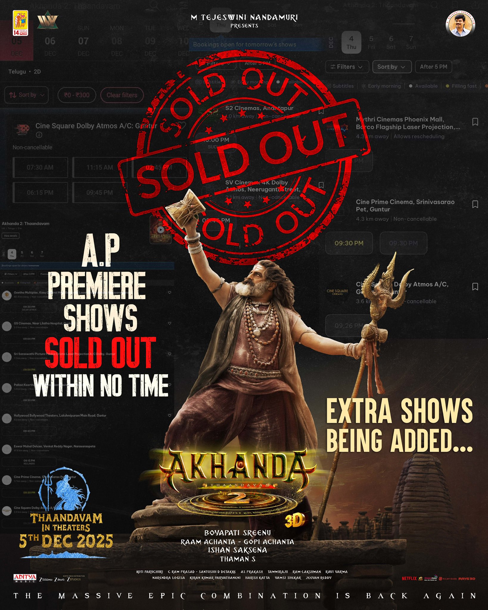 Akhanda 2 Movie Poster & Photos | Akhanda 2 Movie Location Pics ...