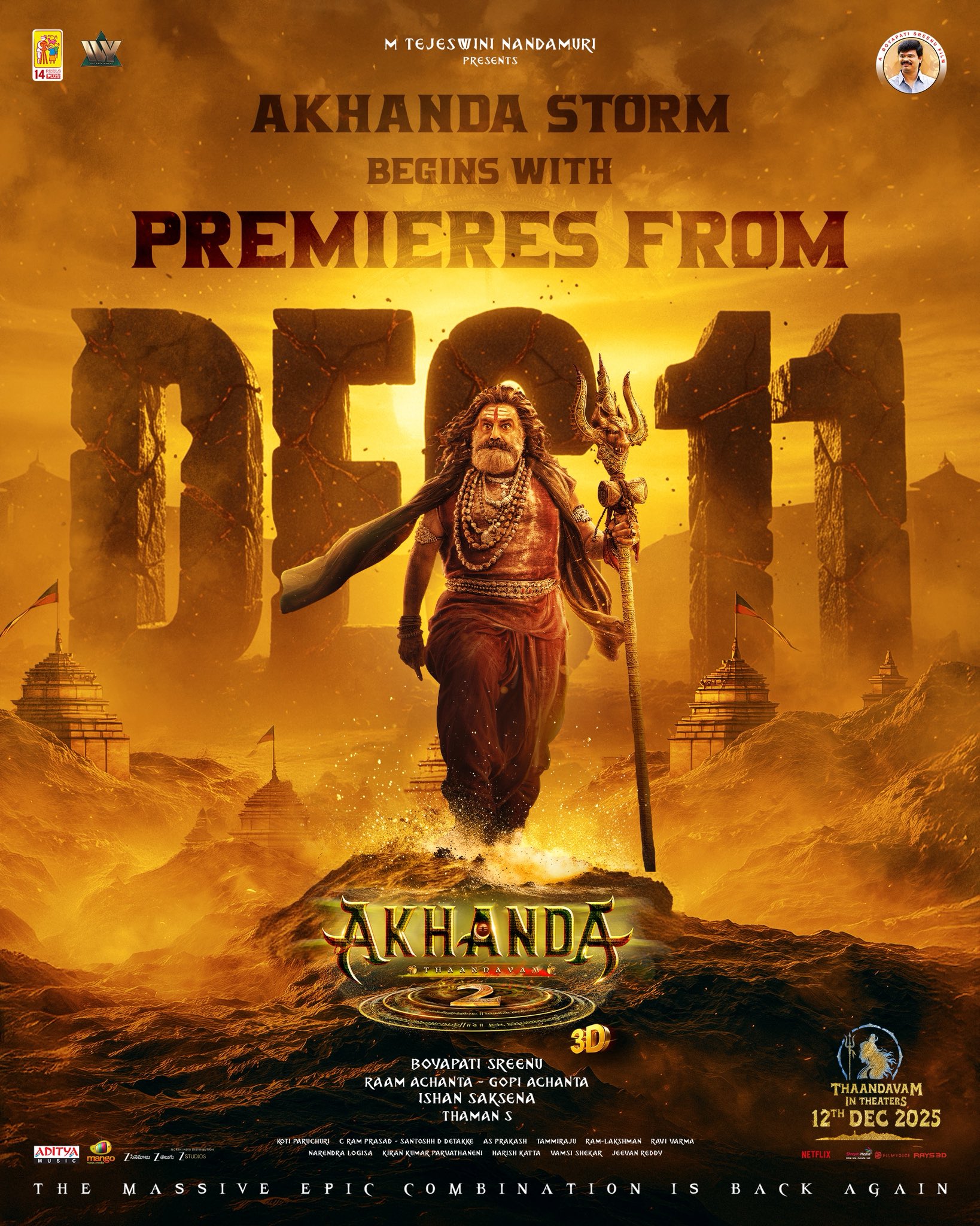 Akhanda 2 Movie Poster & Photos | Akhanda 2 Movie Location Pics ...