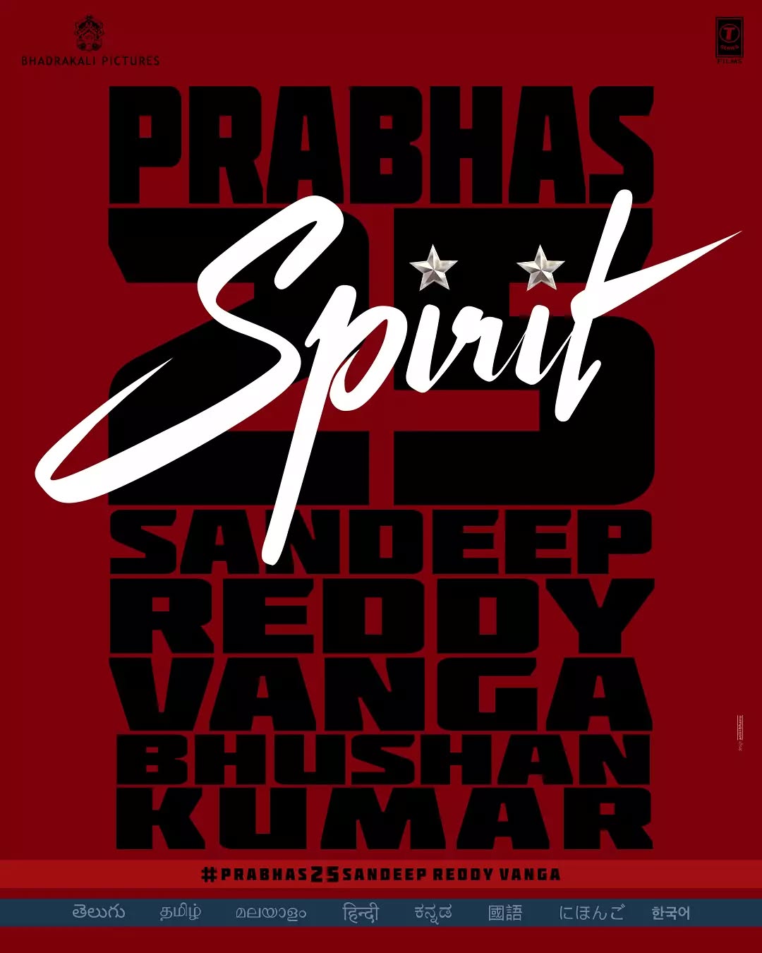 Spirit First Look: Prabhas Unleashes a Raw New Avatar | Prabhas and ...