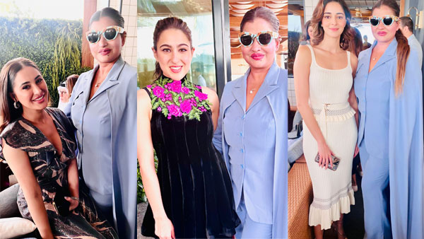 దుబాయిలో బాలీవుడ్ హీరోయిన్స్ సారా, అనన్యతో మేఘా కృష్ణారెడ్డి భార్య ...