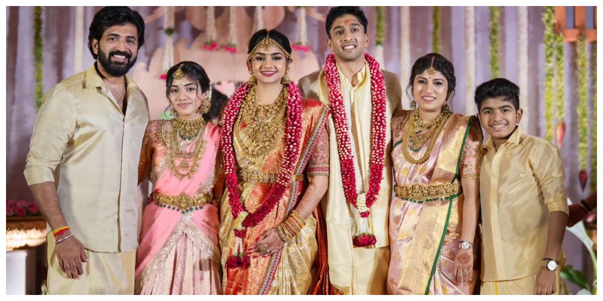 தாய் மாமன் கொடுத்த சீர்.. பிரம்மாண்டமாக நடந்த விஜயகுமார் பேத்தி திருமண ...