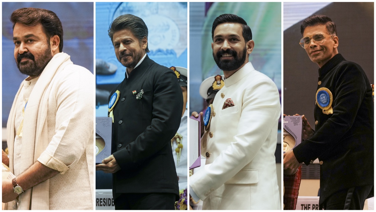 71st National Film Awards, Mohanlal Dadasaheb Phalke Award, Shah Rukh Khan Best Actor, Vikrant ...
