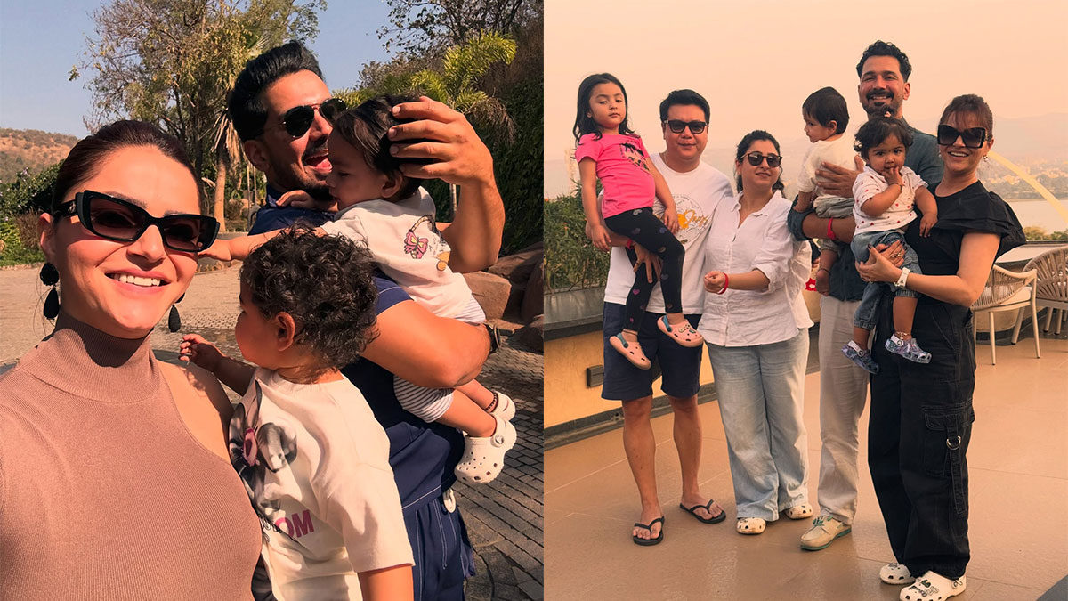 A Picture-Perfect Family Moment with Rubina, Abhinav, and Their Twin ...