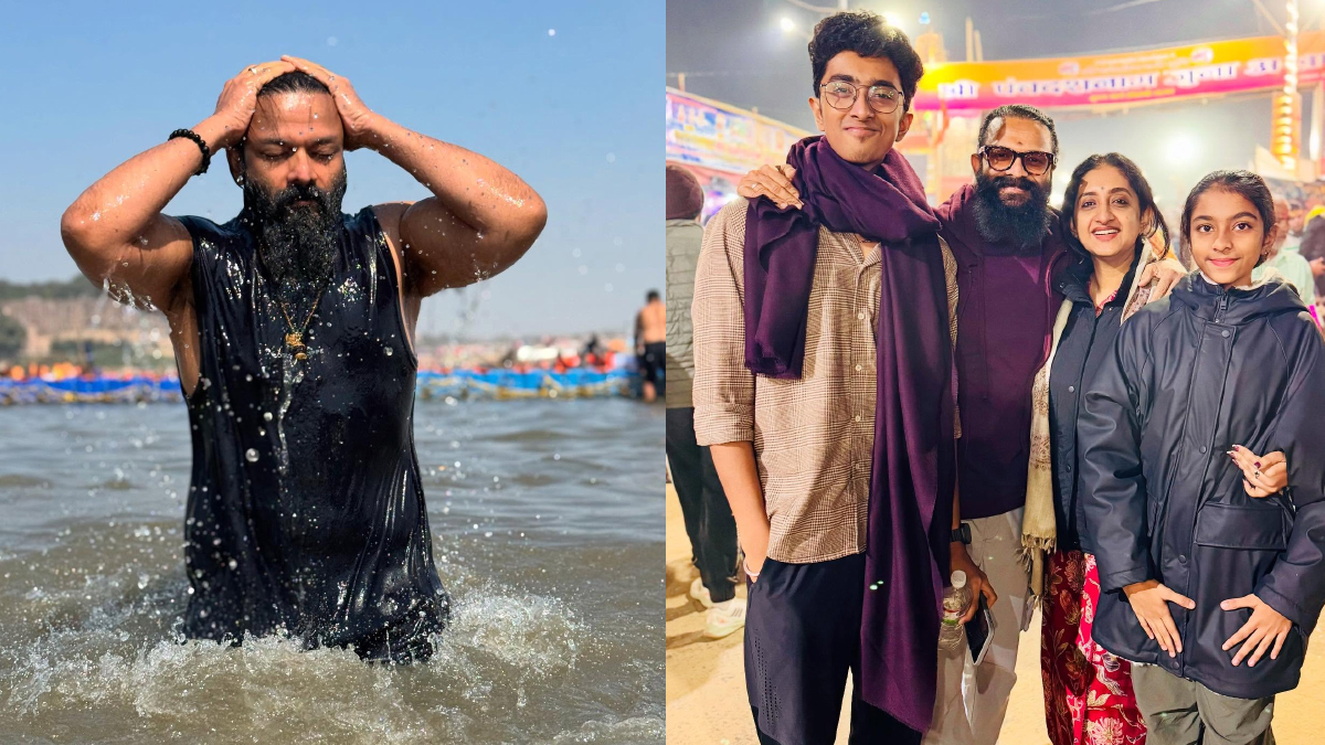 Actor Jayasurya Visits Maha Kumbh 2025 - Filmibeat