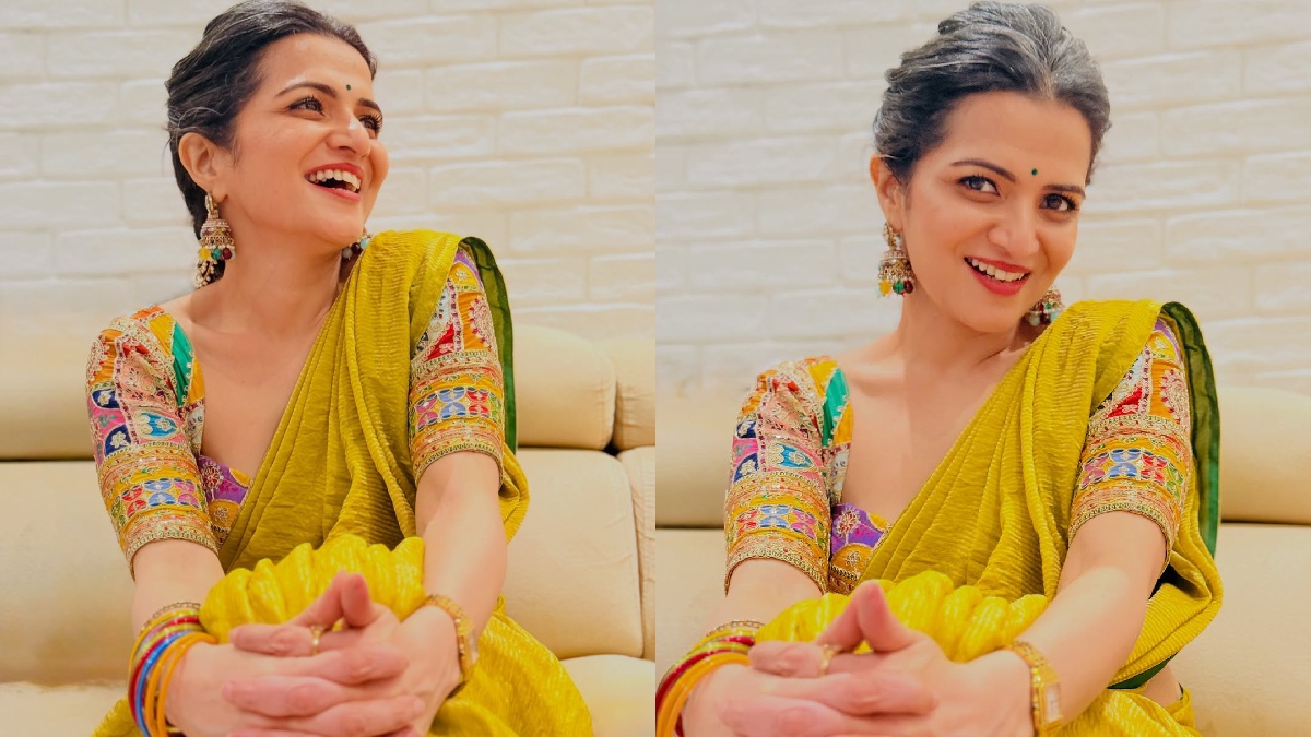 DD Neelakandan: மங்களகரமா மஞ்சள் புடவையில் போட்டோக்களை இறக்கிய டிடி ...