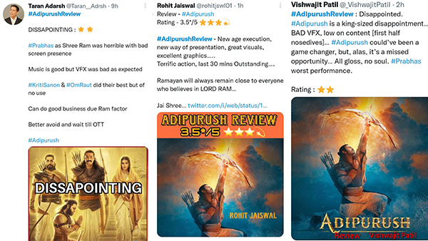 Adipurush Review: Prabhas and Kriti Sanon starrer Adipurush gets mixed ...