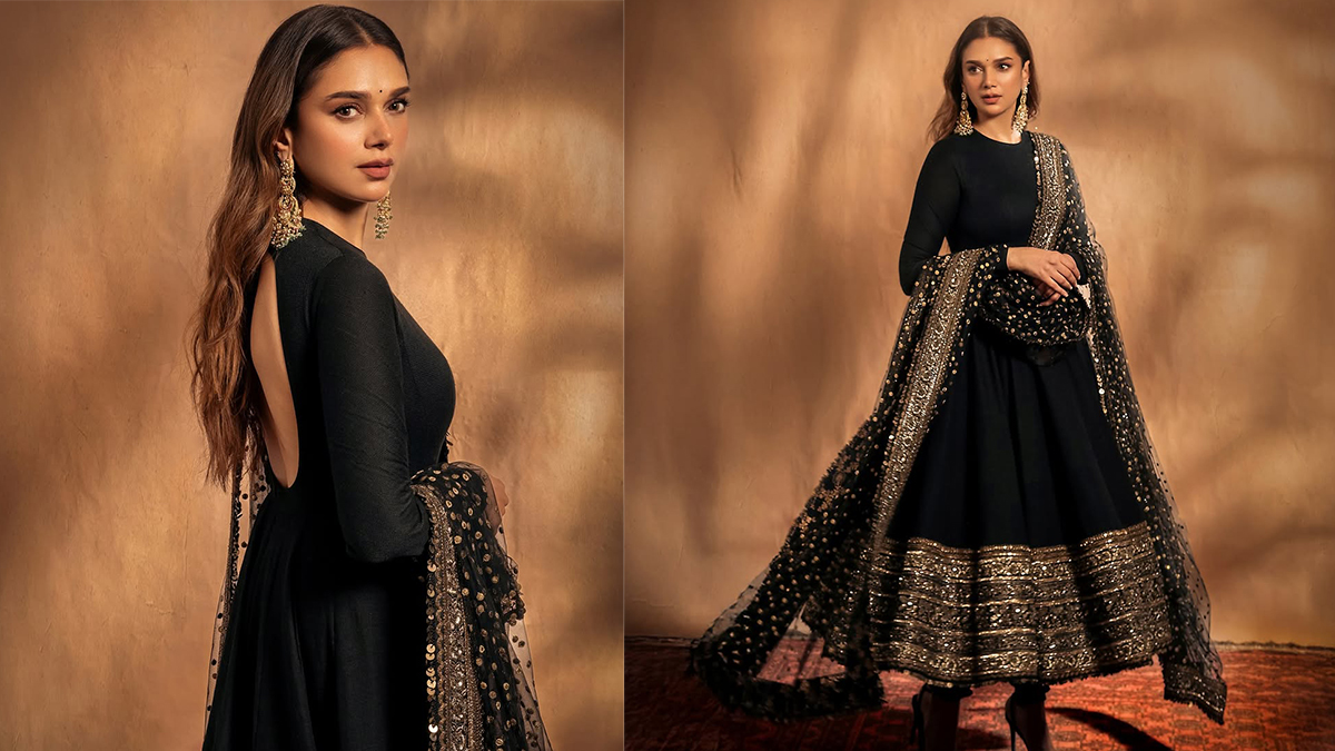 Aditi Rao Hydari Graces 25 Years of Sabyasachi Event in Elegant Black ...
