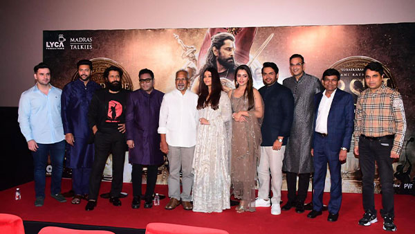 Aishwarya Rai Bachchan, AR Rahman and star cast of PS-1 snapped at ...