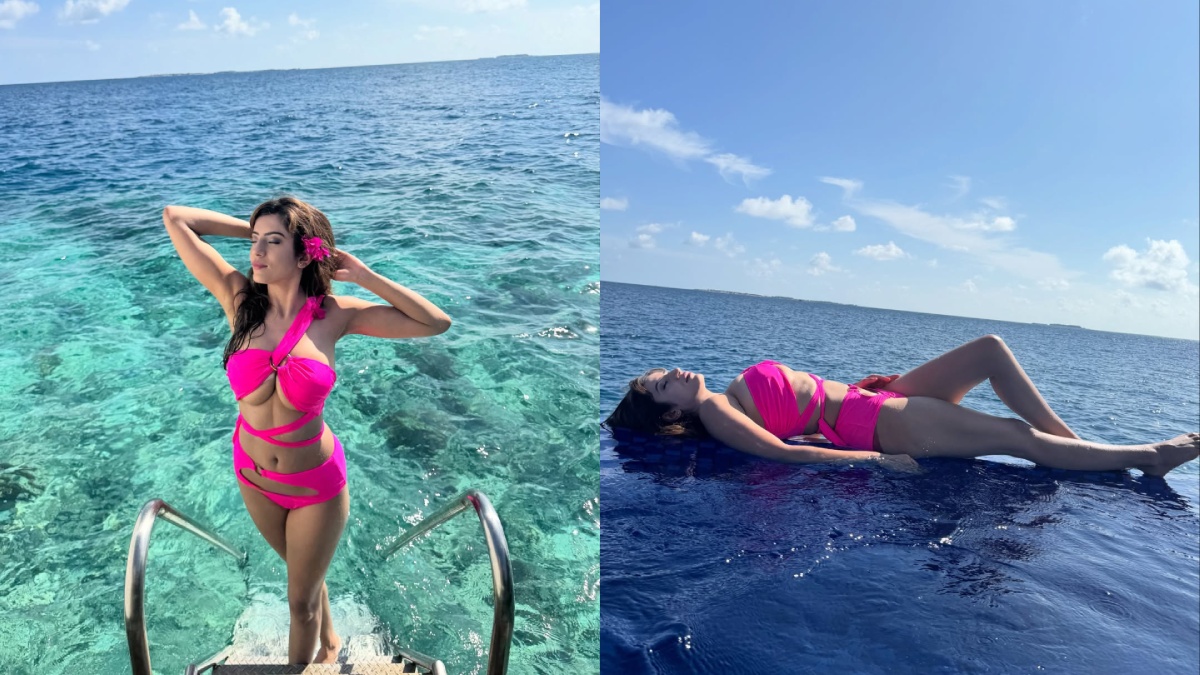 Akshita Dutta Turns Up the Heat in Hot Pink | Akshita Dutta’s Bold Beach Look Redefines ...