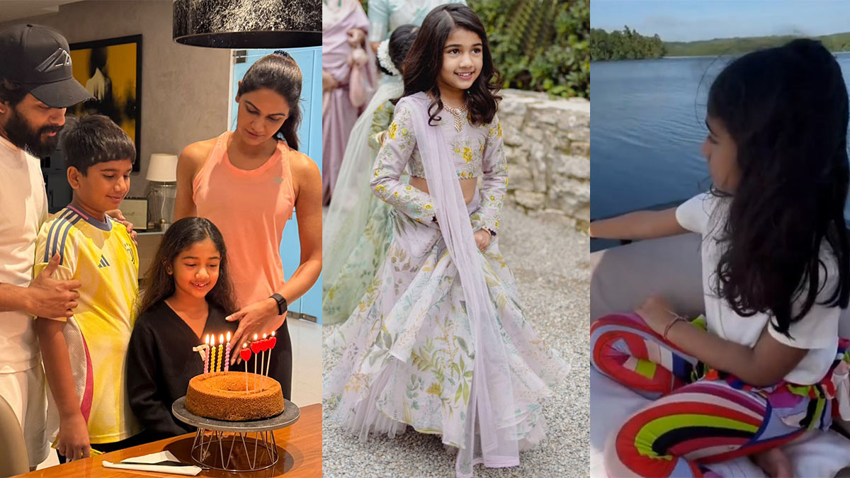 Allu Arha Celebrates 8th Birthday With Family Fun And Love | Allu Arjun ...