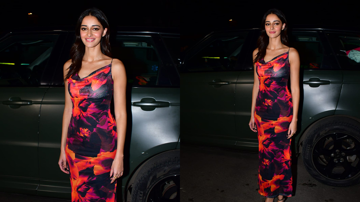 Ananya Panday Stuns In Tie Dye Bodycon Dress At Call Me Bae Wrap Up Party Filmibeat