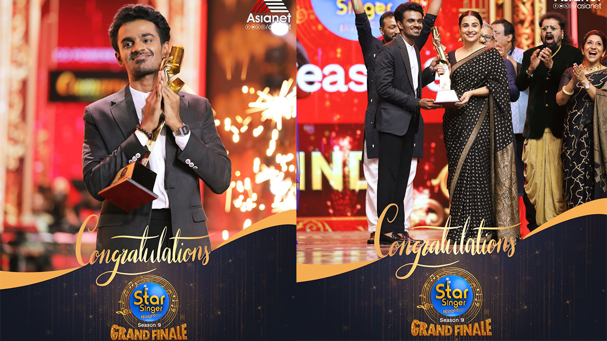 Aravind Dileep Crowned Winner of Star Singer Season 9 Photos | Aravind ...