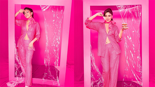 Bhumi Pednekar Unleashes Her Barbie Persona in a Pink Sparkling Co-ord ...