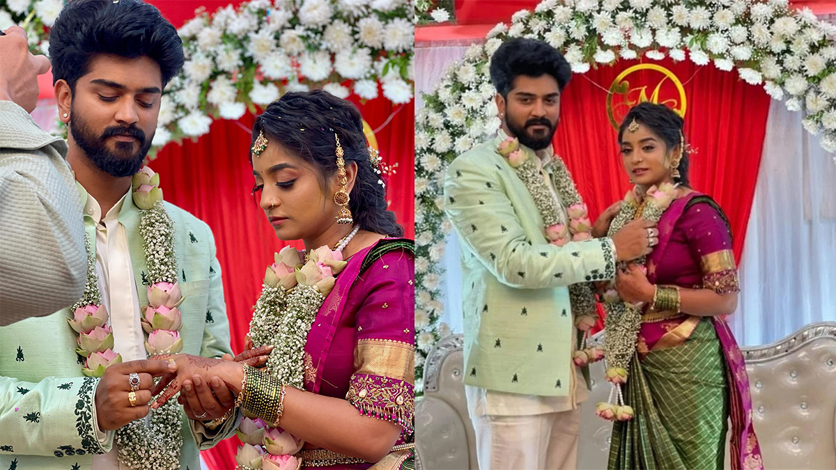 Bigg Boss Fame Bro Gowda Gets Engaged To Meghana: See Photos - Filmibeat