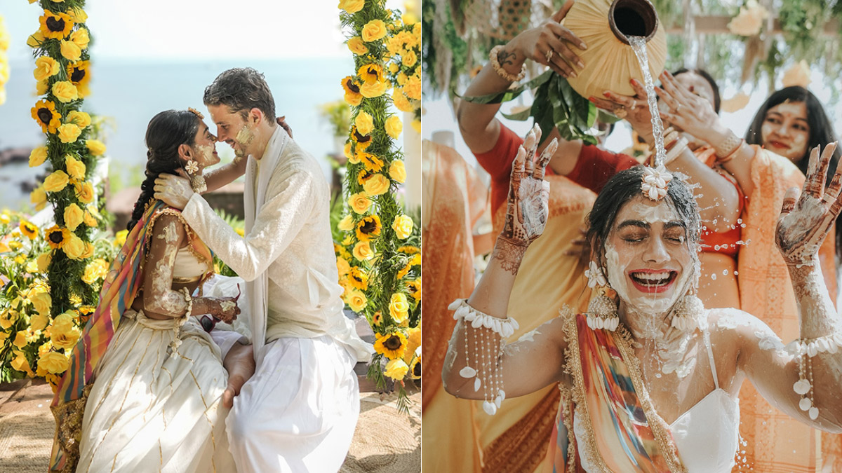 Bigg Boss Fame Sreejita De And Michael Blohm-Pape Haldi Ceremony ...