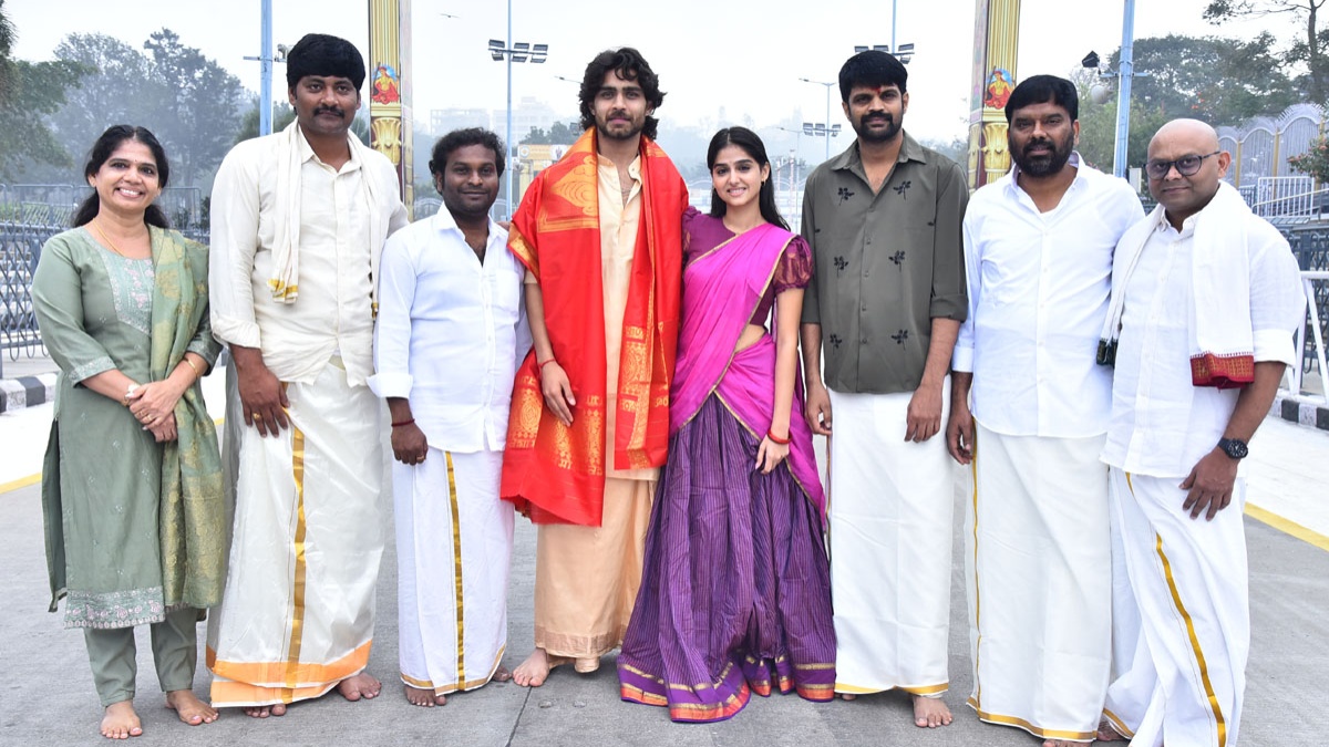 Champion Movie Team Seeks Blessings at Tirumala Temple | Champion Film Cast and Crew Visit ...