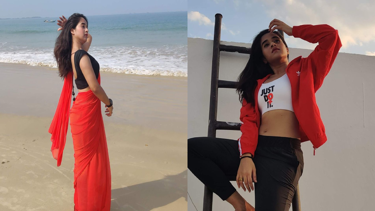 Deepthi Sunaina Photos: ఎర్ర కోకతో దీప్తి సునైన అందాల ఎర.. టెంప్ట్ ...