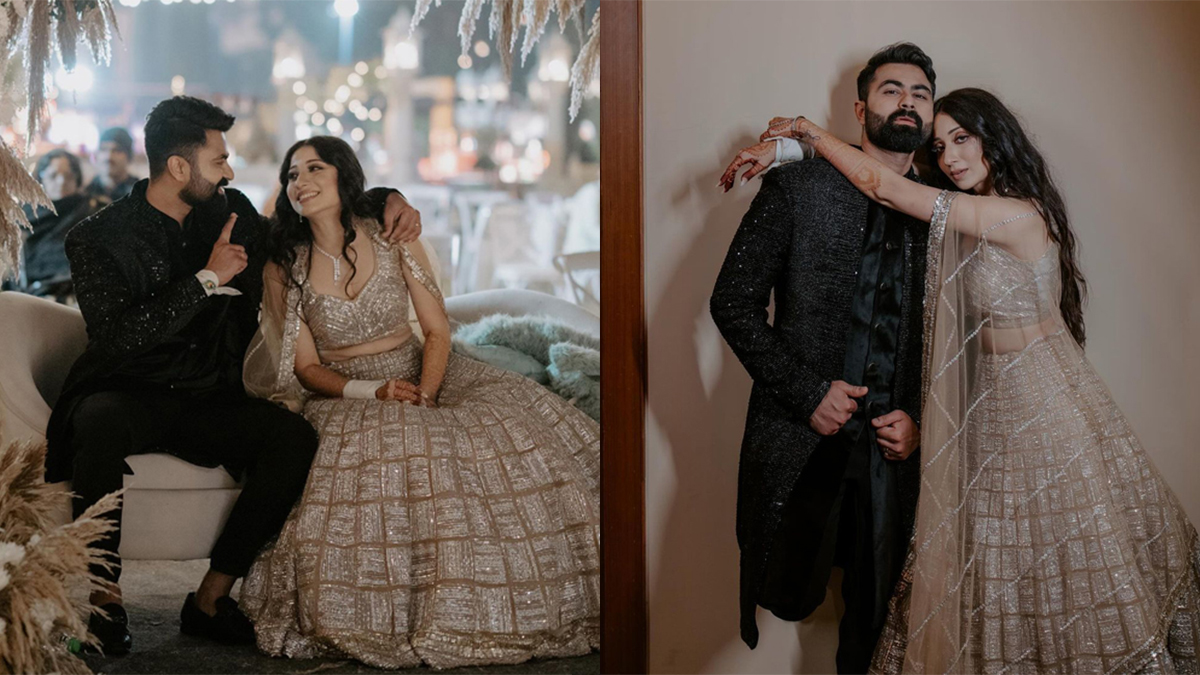 Dil Dosti Dance Fame Vrushika Mehta Drops Unseen Glittery Sangeet Night Photos - Filmibeat