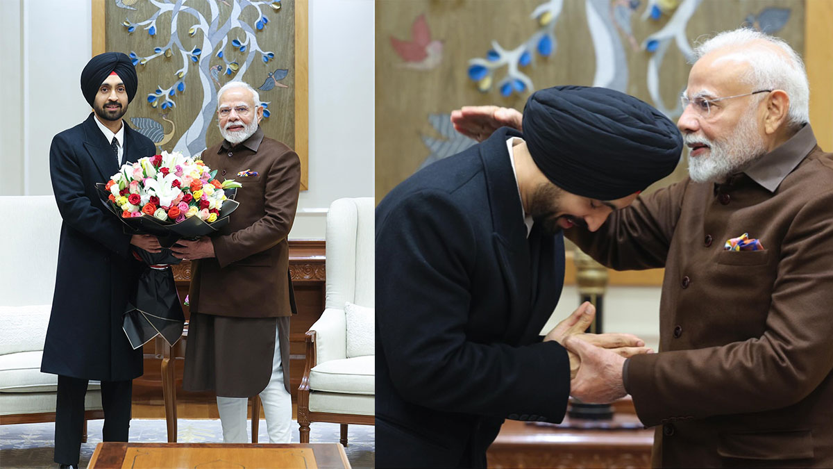 Diljit Dosanjh's Memorable Meeting With Prime Minister Narendra Modi ...