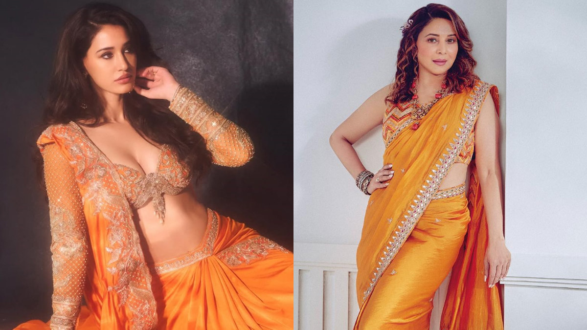 Disha Patani Revives Iconic Madhuri Dixit Saree With A Modern Twist - Filmibeat