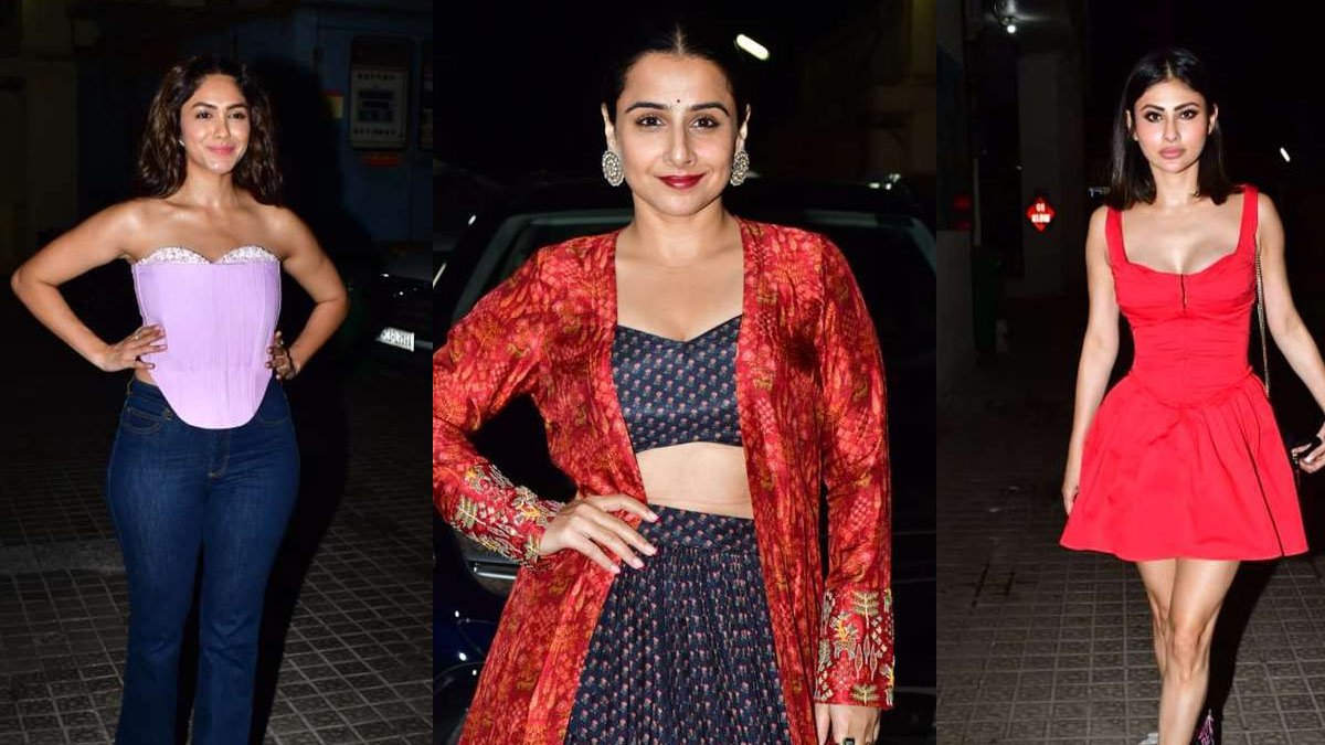 Do Aur Do Pyaar Screening: Vidya Balan, Kartik Aaryan, Mrunal Thakur ...