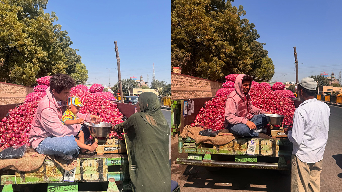 Famous Comedian Sunil Grover Spotted Selling Onions; SEE PHOTOS - Filmibeat