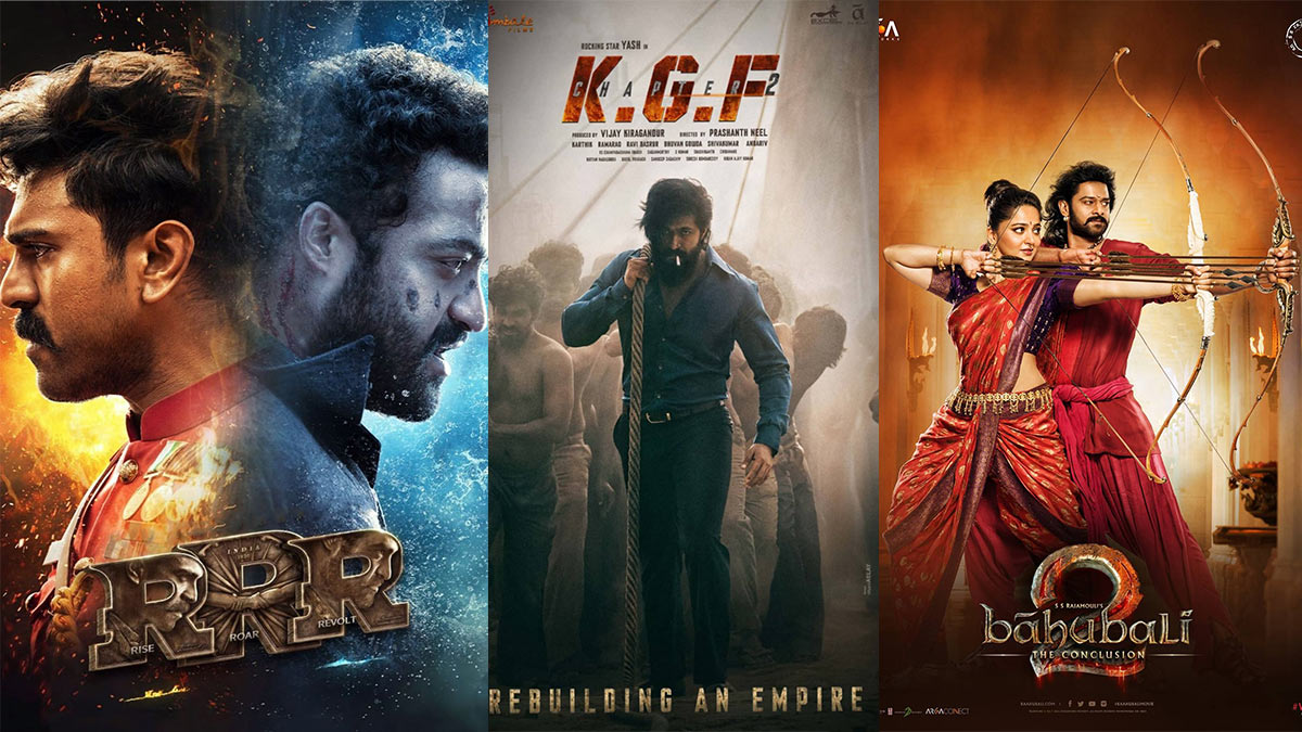 From RRR To K.G.F: Chapter 2 : Highest Box Office Collection of South ...