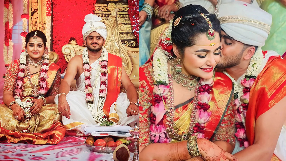 Gicchi Gili Gili Fame Priyanka Kamath Wedding Photos - Filmibeat
