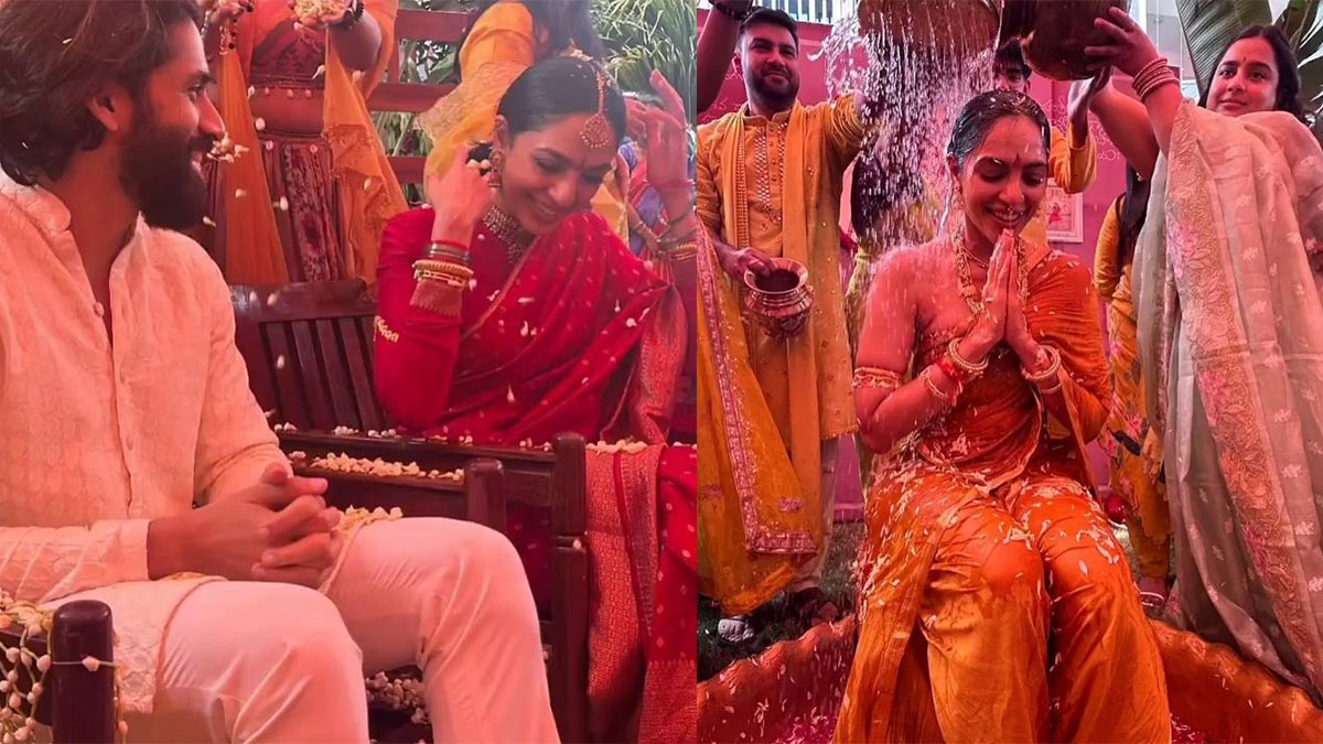 Inside Naga Chaitanya and Sobhita Dhulipala's Mangalasnanam Ritual: A Pre-Wedding Celebration ...