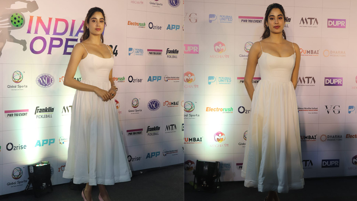 Janhvi Kapoor Steals The Spotlight At Indian Open 2024 Pickleball ...