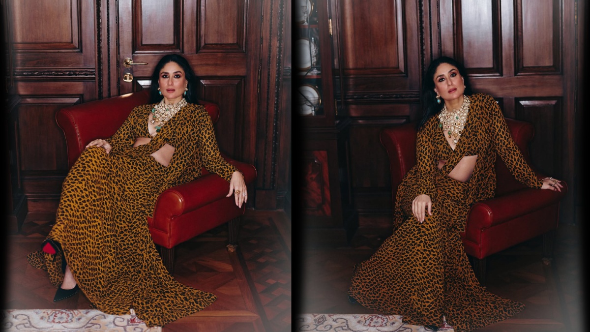 Kareena Kapoor Khan Leopard-Print Look: Bold & Elegant Fashion ...