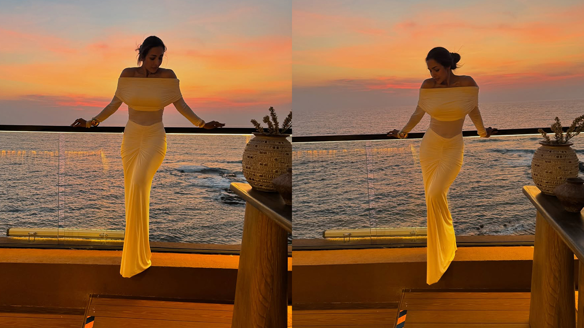Malaika Arora Stuns in Yellow Bodycon Outfit At Jolene Restaurant In ...
