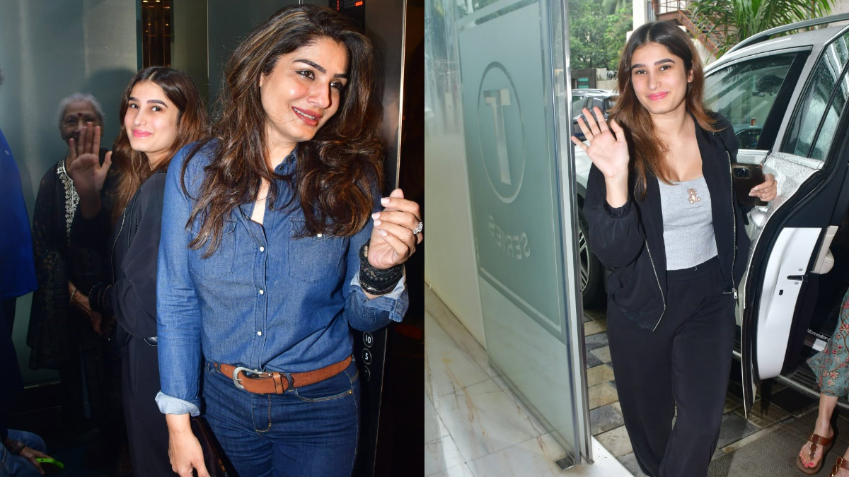 Raveena Tandon Rasha Thadani Photos | Raveena Tandon Latest Pics ...