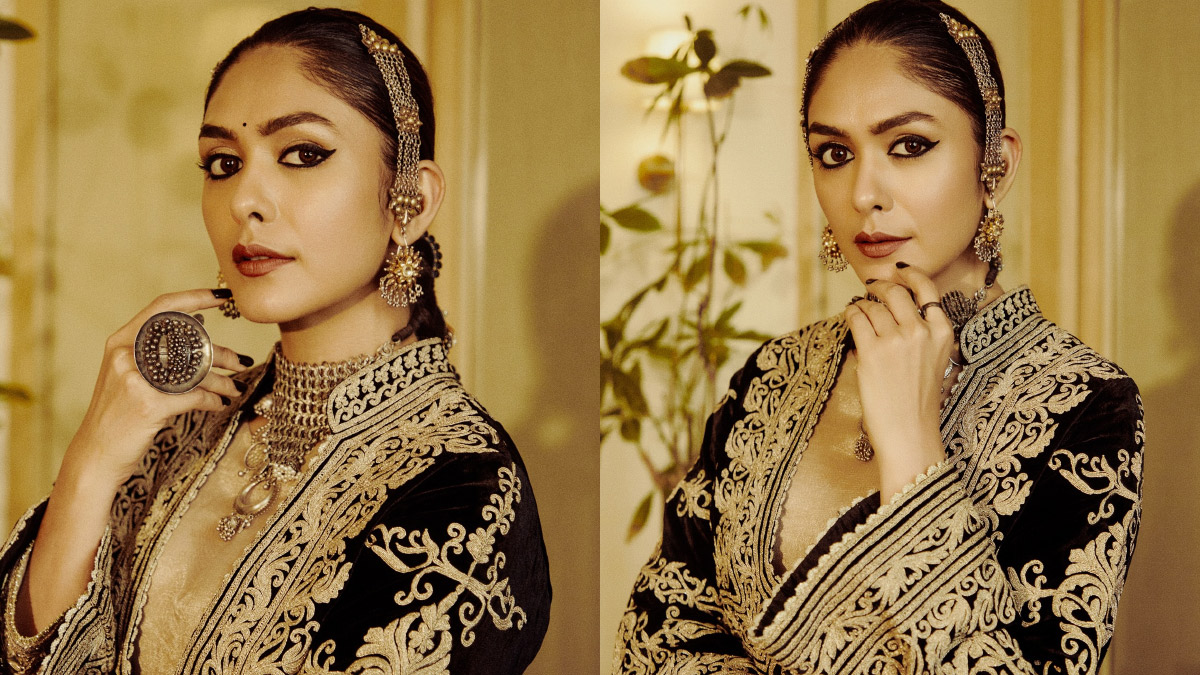 Mrunal Thakur's Iconic Fashion Sense – Elegance Meets Tradition - Filmibeat