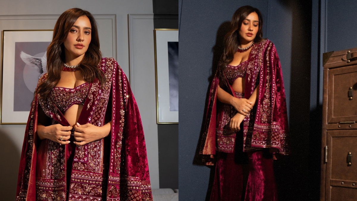 ವೆಲ್ವೆಟ್ ಕಲರ್ ಡ್ರೆಸ್‌ನಲ್ಲಿ ಮಿಂಚಿದ 'ಚಿರುತ' ಚೆಲುವೆ | Neha Sharma's ...