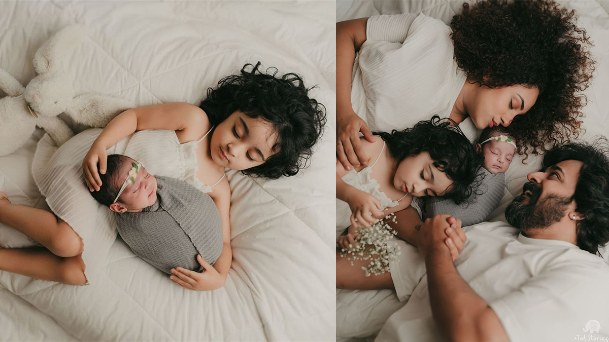 Pearle Maaney Melts Hearts With Adorable Photos Of Daughters Nitara And ...