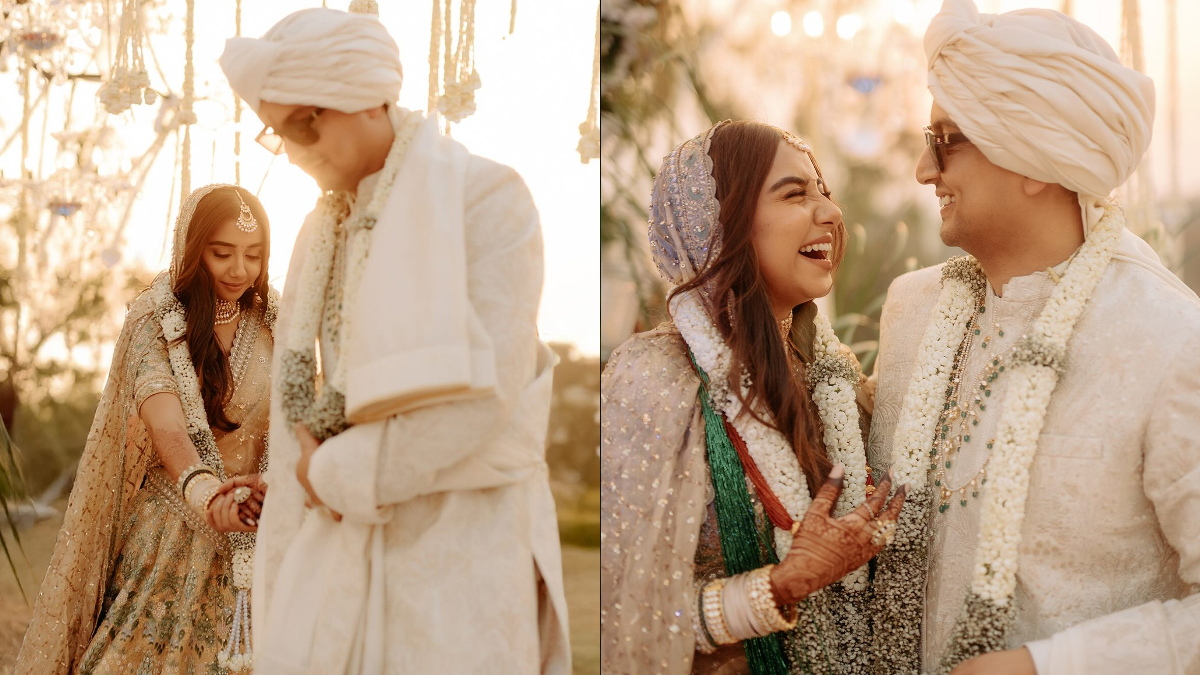 Prajakta Koli And Vrishank Khanal First Wedding Photos - Filmibeat