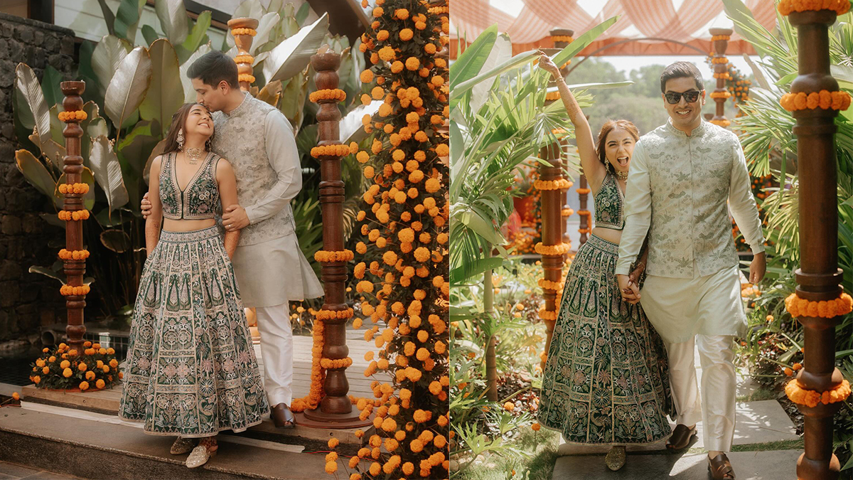 Prajakta Koli And Vrishank Khanal's Stunning Wedding Photoshoot ...
