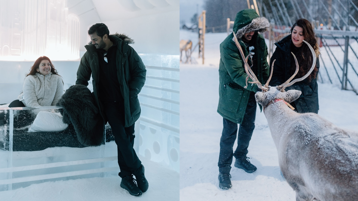 Pranitha Subhash and Nitin Raju's Romantic Iceland Getaway: A Pre ...