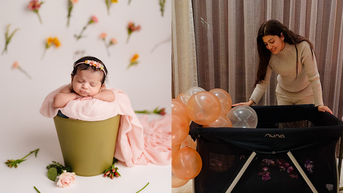 Pranitha Subhash’s Baby Arna: Adorable Moments from 2-Month Photoshoot ...
