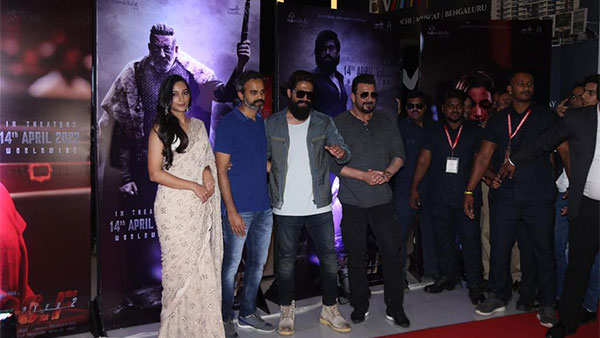 Promotion of KGF 2 Yash and Sanjay Dutt in Mumbai - Filmibeat