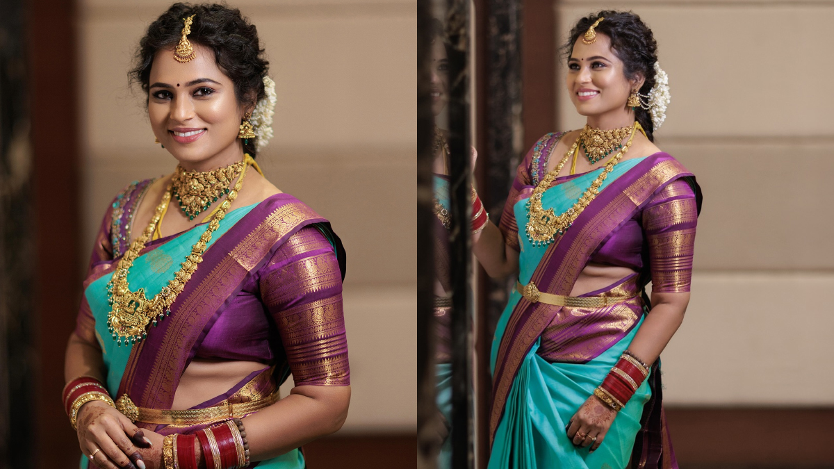 Ramya Pandian’s Stunning Traditional Saree Look – Bridal Elegance ...