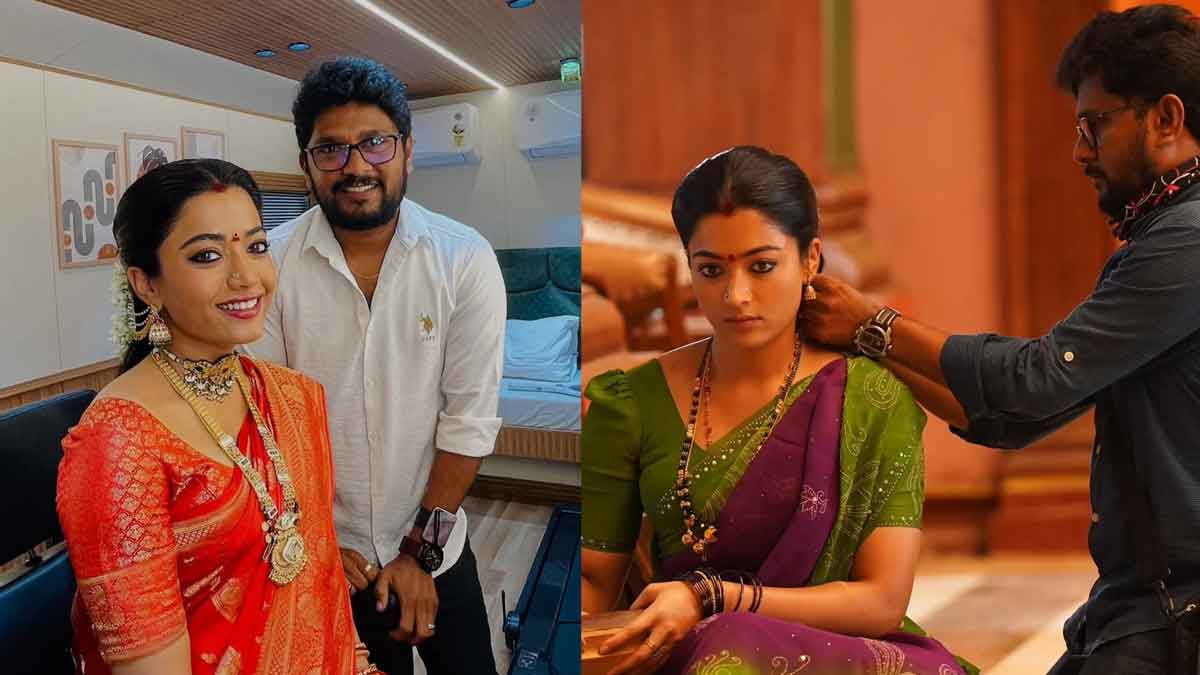Rashmika Mandanna Prepares To Captivate Hearts As Srivalli in "Pushpa 2"; BTS Photos - Filmibeat