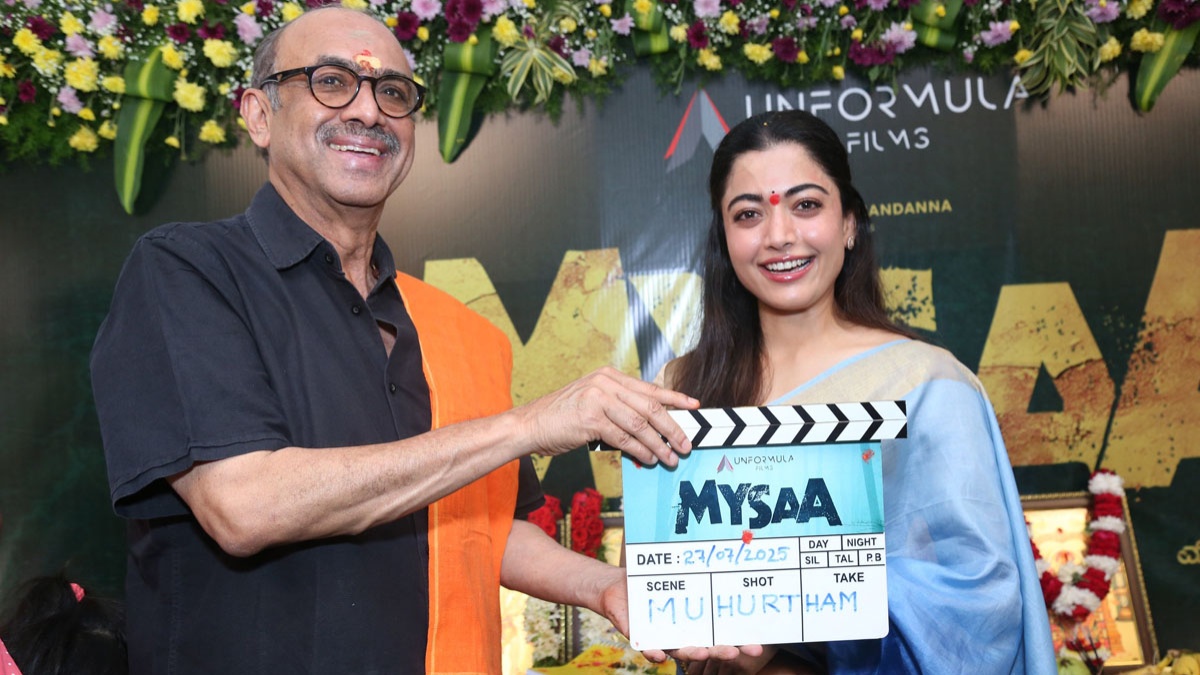 Rashmika Mandanna's New Movie Mysaa Opening - Filmibeat