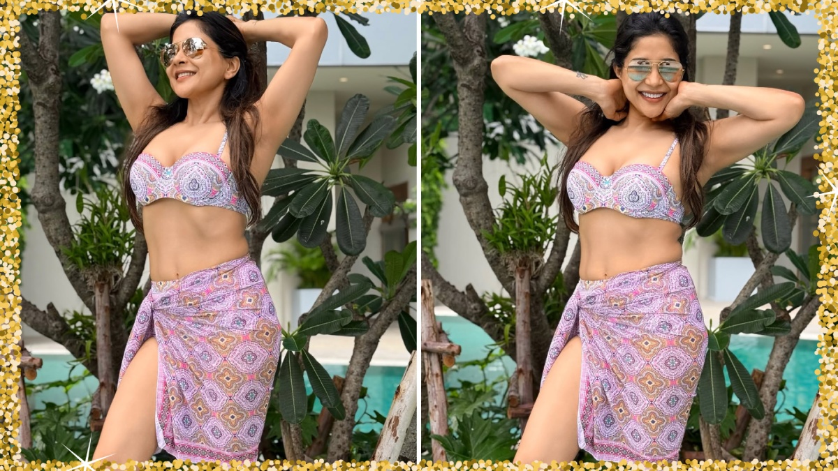 Sakshi Agarwal Turns Heads in Tropical Poolside Look | Poolside Glam Gets a Fun Twist with ...