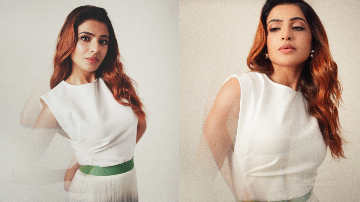 Samantha Ruth Prabhu Stuns In A Gradient Fringe Dress - Filmibeat