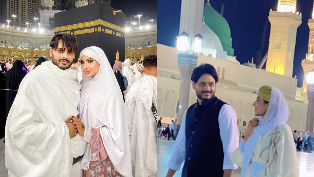 Sana Khan Shares a Heartfelt Umrah Moment with Her Husband: Bound by ...