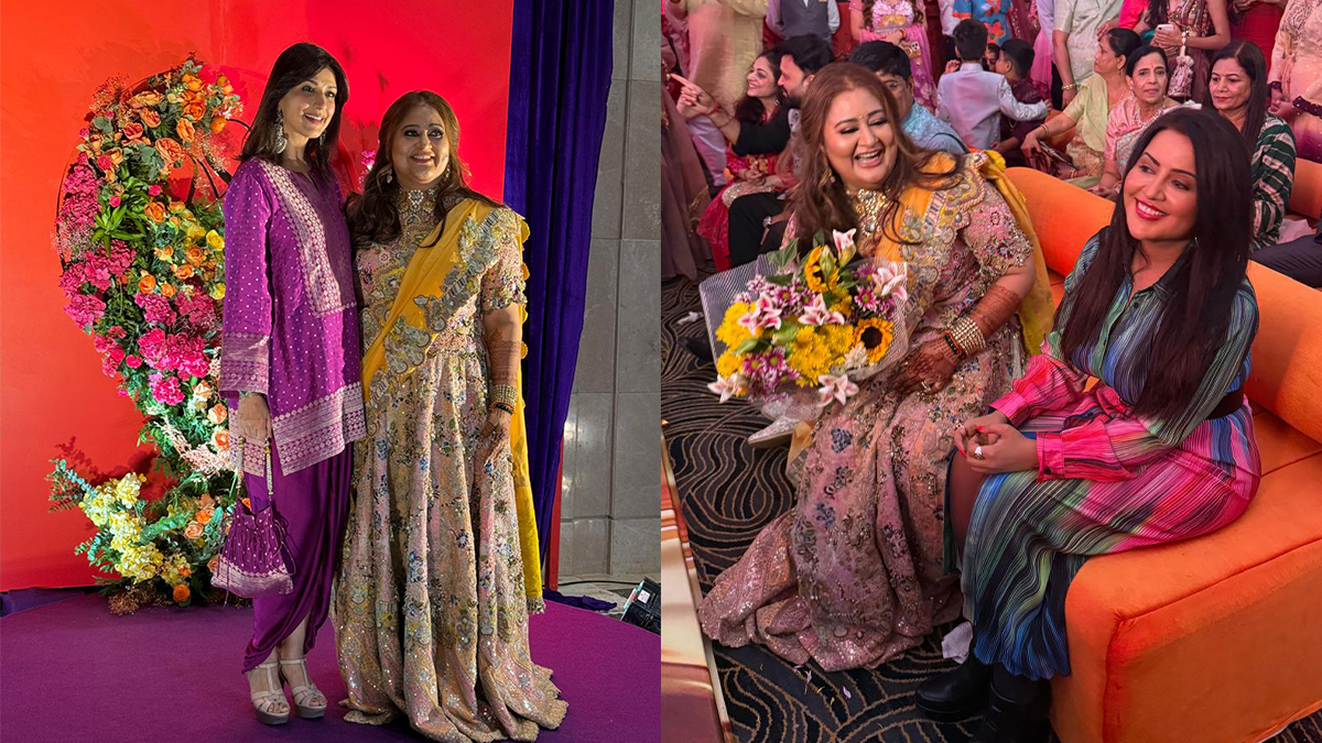 Seema Singh’s Mehendi Celebration Glows With Glamour And Sisterhood — Bollywood Wives Join The ...