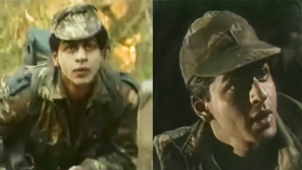 Shah Rukh Khan Debut Serial Fauji | Shah Rukh Khan As Abhimanyu Rai ...